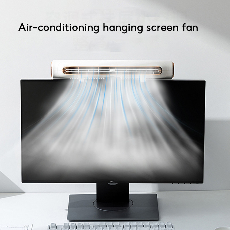 OATSBASF USB Computer Monitor Laptop Clip Fan Small Desk Tower Cooling ...