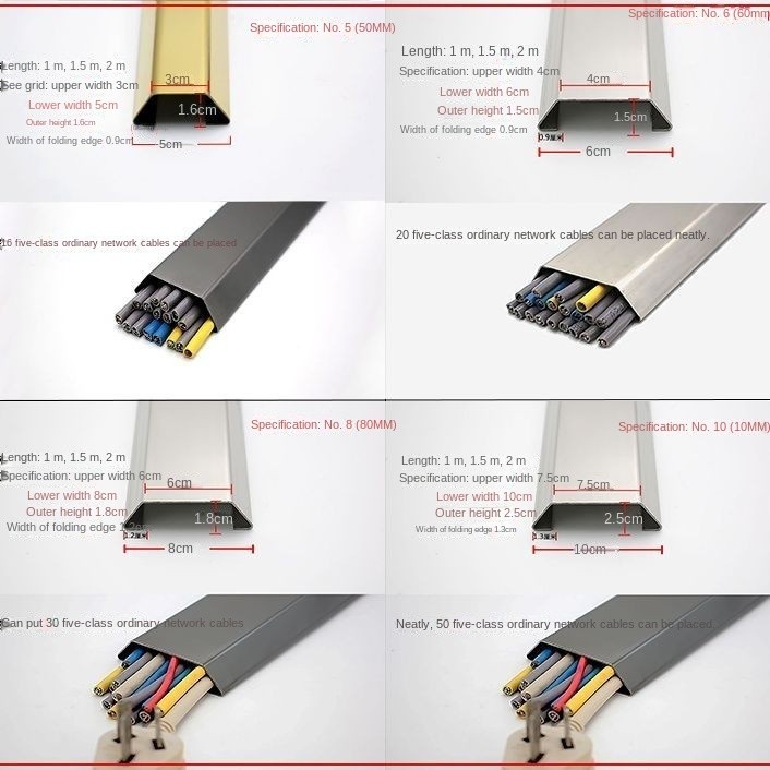 Trunking Stainless Steel Trapezoidal Open-Mounted Metal Anti-Stepping ...