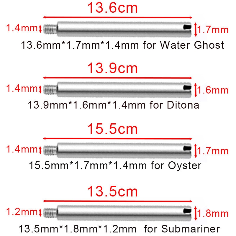 Watch Strap Screw Stainless Steel Buckle screws Rod for Rolex Daytona ...