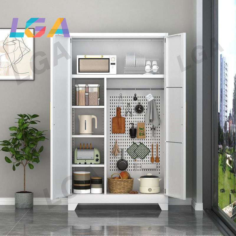 LGA Storage Cabinet Home Balcony Locker Mop Tools Outdoor Cleaning Iron ...