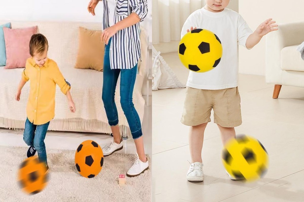 greatdream| Silent Foam Football Soundless Football for Home Play Silent Indoor Soccer Training ...