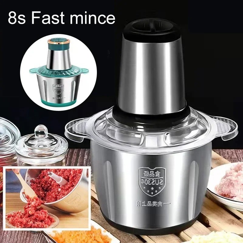Food Blender Meat Grinder Electric Food Processor Meat Blender Chopper ...