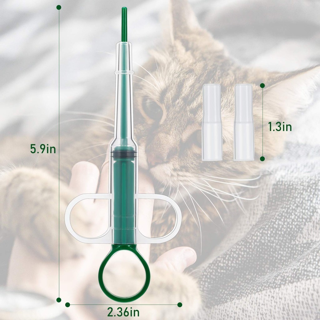 Pet Pill Plunger Popper for Small Cats Dogs Pill Gun Dispenser Shooter ...