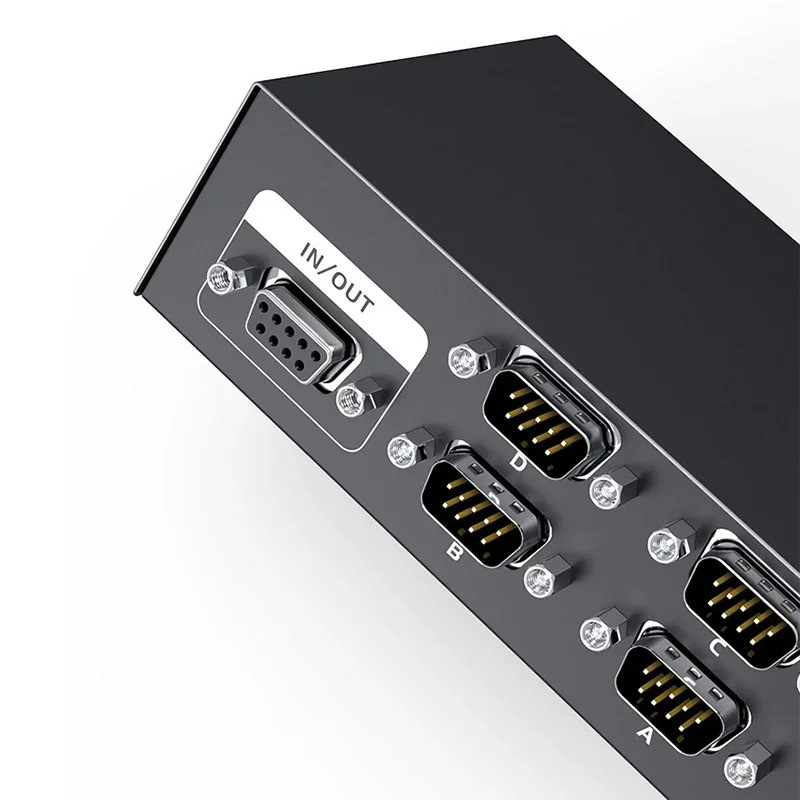Serial DB9 Pin RS232 Switcher 4 in 1 out Bidirectional switch (1 host ...