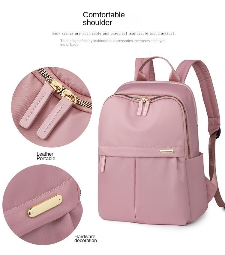 Nylon Waterproof Women Backpack Fashion Design Laptop Backpacks Large ...