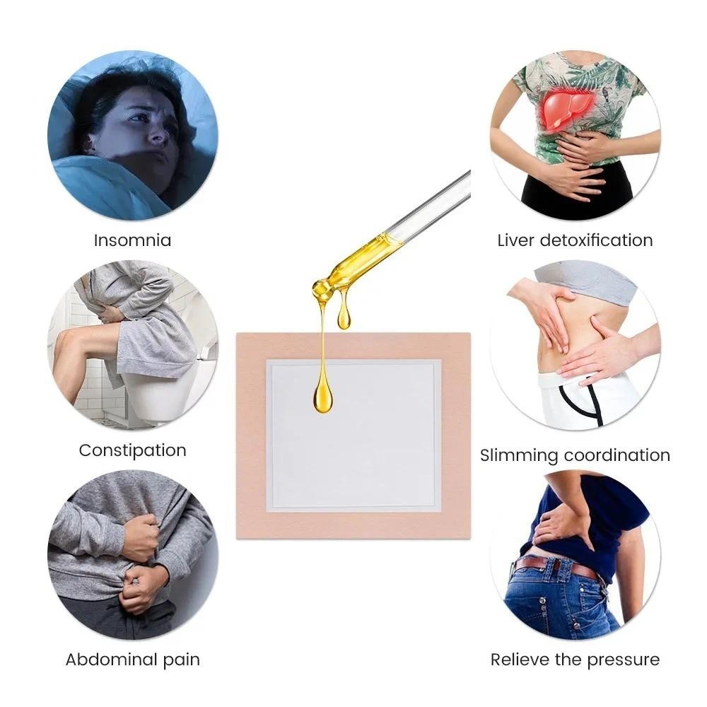 10 Pcs Disposable Castor Oil Pack Pad Castor Oil Pack Wrap Self ...