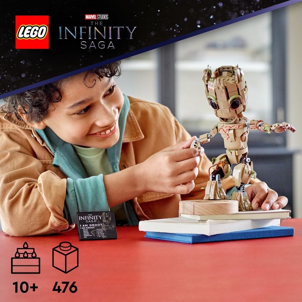 LEGO Super Heroes Marvel I am Groot 76217 Building Kit (476 Pieces ...