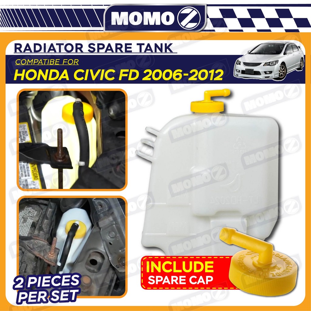 Honda Civic FD FD1 FD2 SNA SNB 2006 - 2012 Radiator Water Spare Tank ...