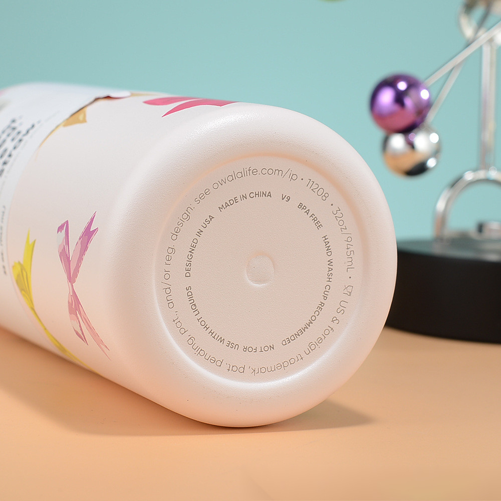 New KT Cat Owala Insulated Water Bottle 32oz Portable thermos Outdoor ...