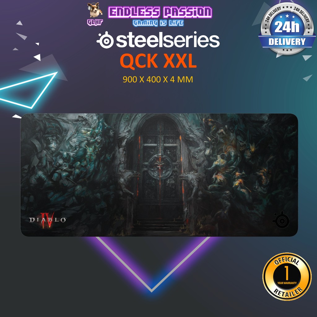 SteelSeries Diablo IV QCK Heavy XXL Mousemat | Shopee Singapore