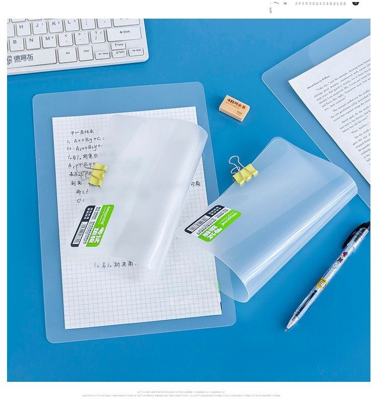 A4 Pad Transparent Exam Mat Homework Writing Plastic Copy Version ...