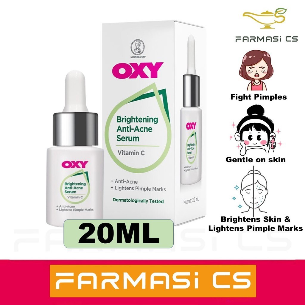 Mentholatum OXY Brightening Anti-Acne 20ml EXP:10/2026 [ Vitamin C Anti ...