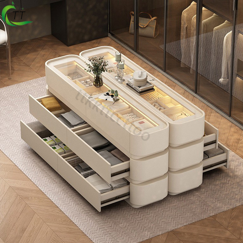 TT Display Cabinet French Cream Style Chest Of Drawers One Meter Island ...