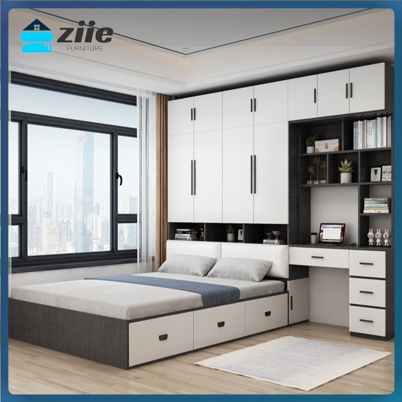 Tatami Wardrobe Bed Integrated Small Apartment Children's Bed ...