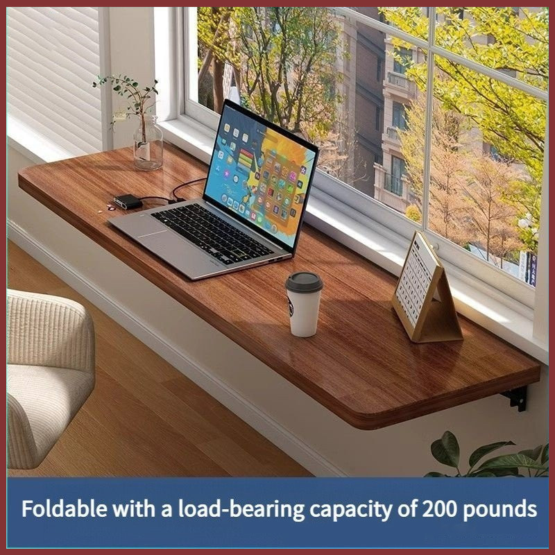 YOUNAL Wall Mounted Folding Table, Perforated Wall, Wall Mounted Table ...