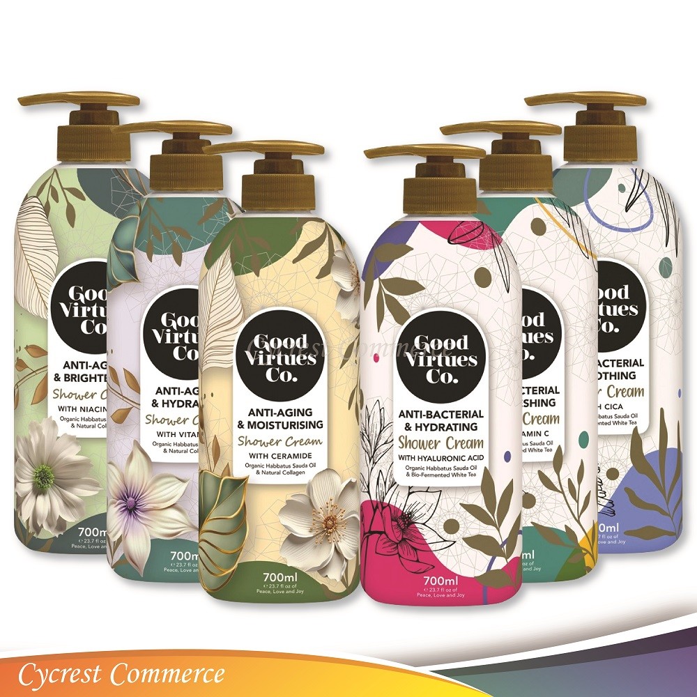 Good Virtues Co. [GVC] Shower Cream (700ml) | Shopee Singapore