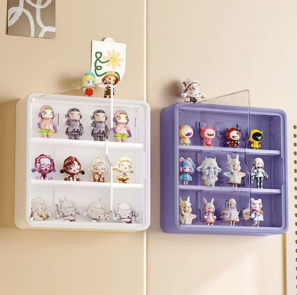 Wall Mounted Doll Blind Box Storage Display Rack Magnetic Suction ...