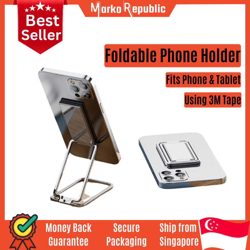 SG Stocks Metallic Color Metal Universal Finger Hand Phone Ring Mobile ...