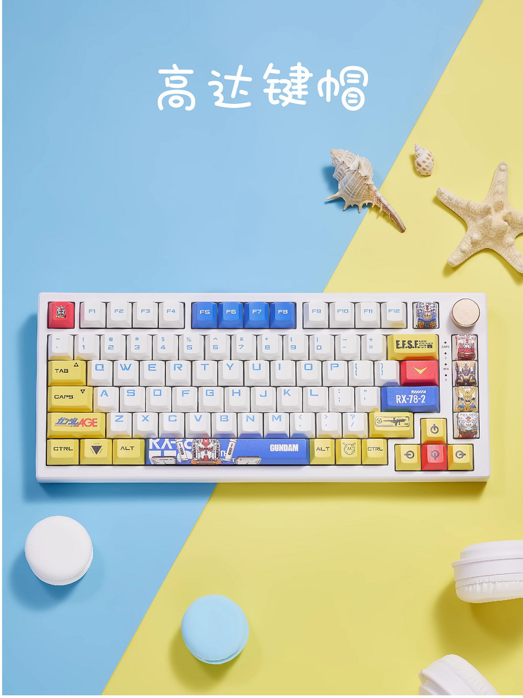 Japanese Anime Keycaps Cherry Profile PBT 126 Keys Keycap One Piece ...