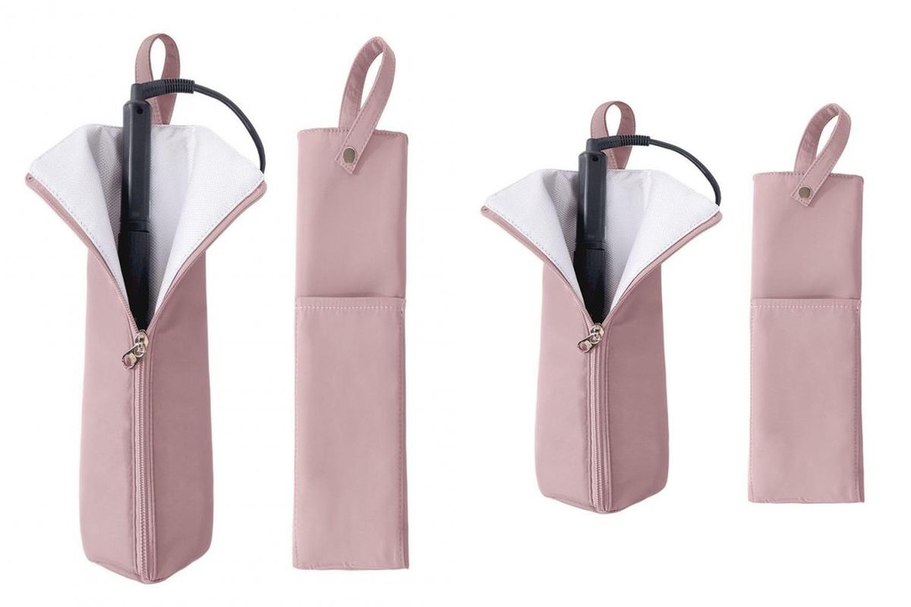 bangla| Hair Curling Mat Curling Iron Storage Pouch Portable Heat ...