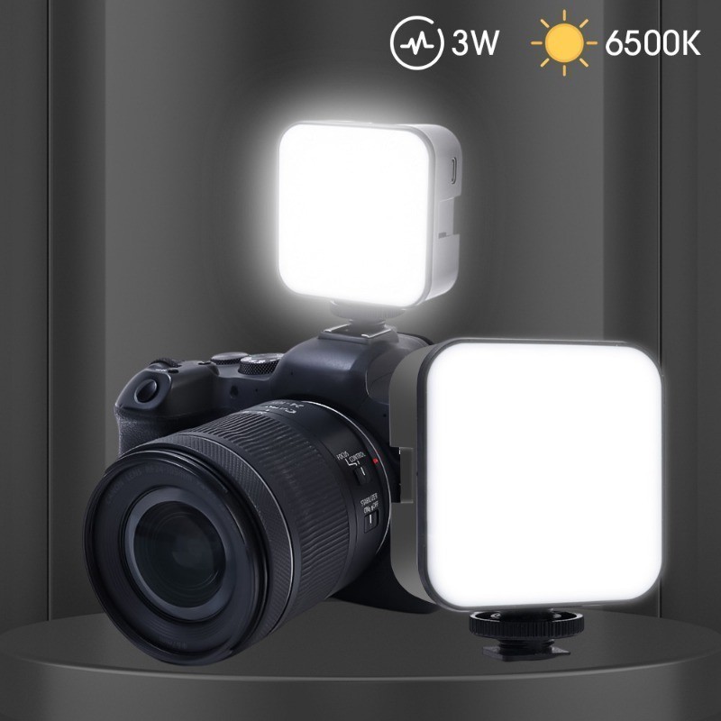 6500K Mini LED Fill Light - 3 Levels Mini Portable Camera Lamp - Phone ...