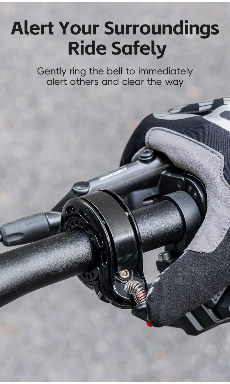 【SG Delivery】ROCKBROS Bicycle Bell High Decibel Portable Cycling Hidden ...