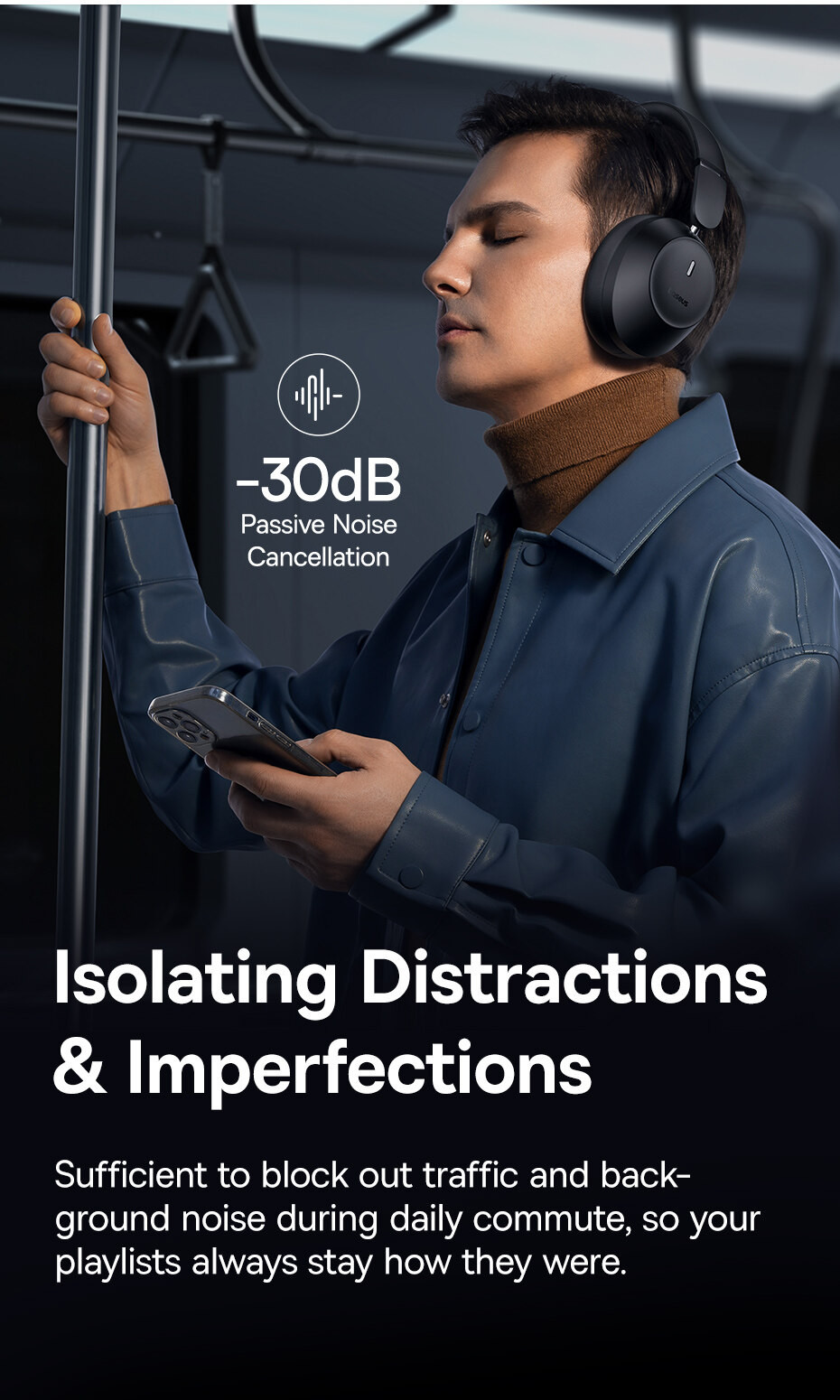 【Powerful Bass】Baseus Bass 30 Max Wireless Bluetooth -30dB Passive ...