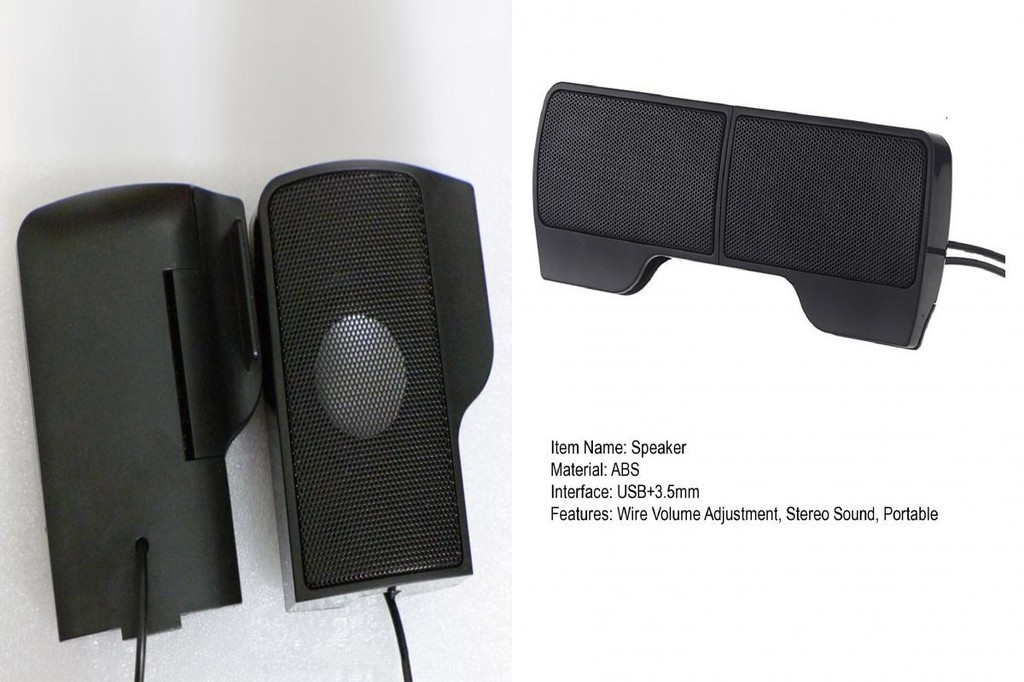 [RB] Noise Reduction Computer Speaker Small Sound Box Portable Mini ...