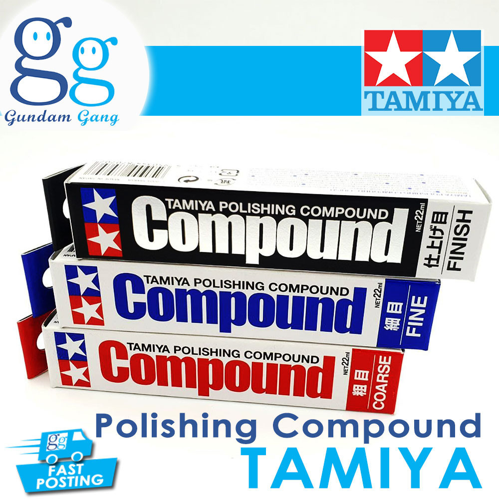Tamiya Polishing Compound Coarse | Fine | Finish [Gundam Gang] | Shopee ...