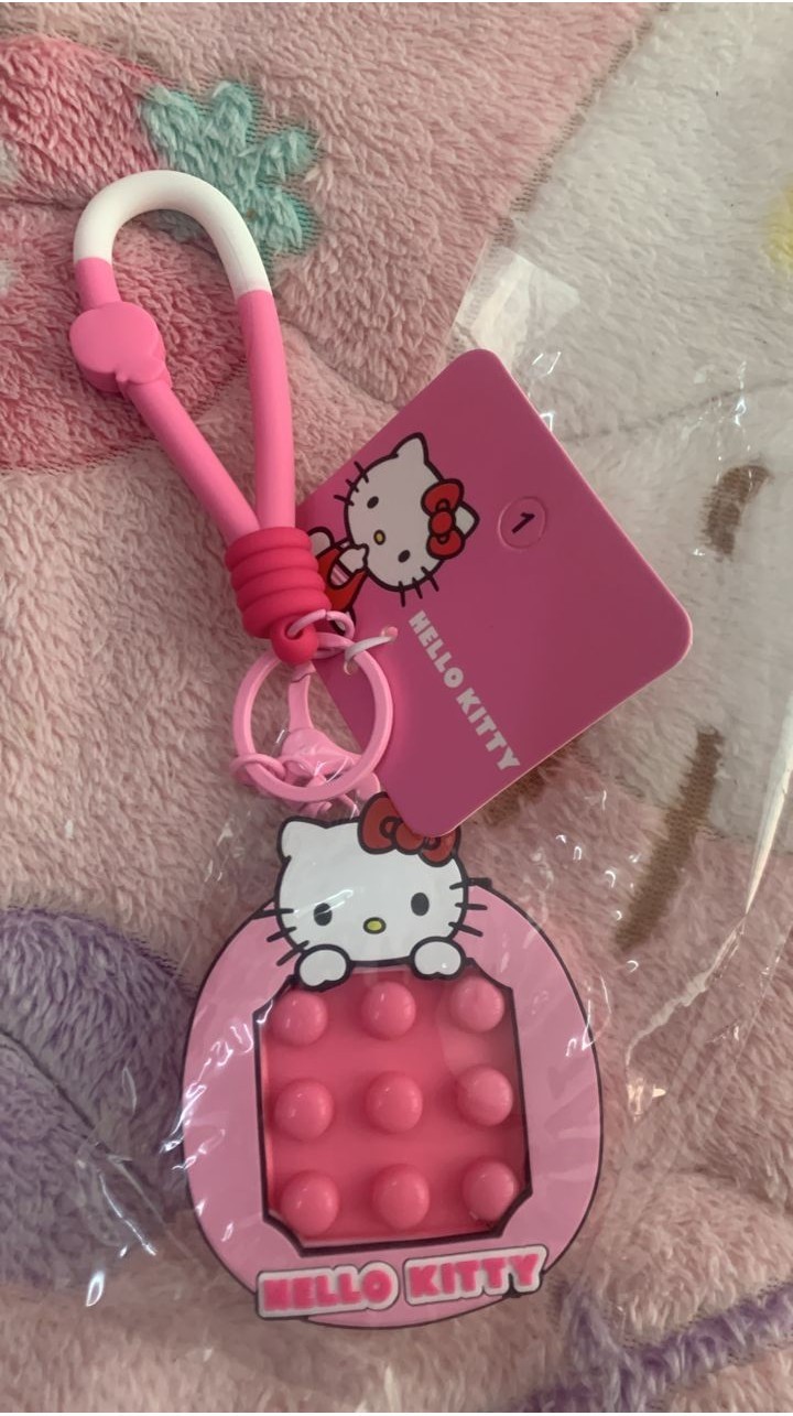 Hello Kitty Push Pop Bubble Fidget Key Chain | Shopee Singapore