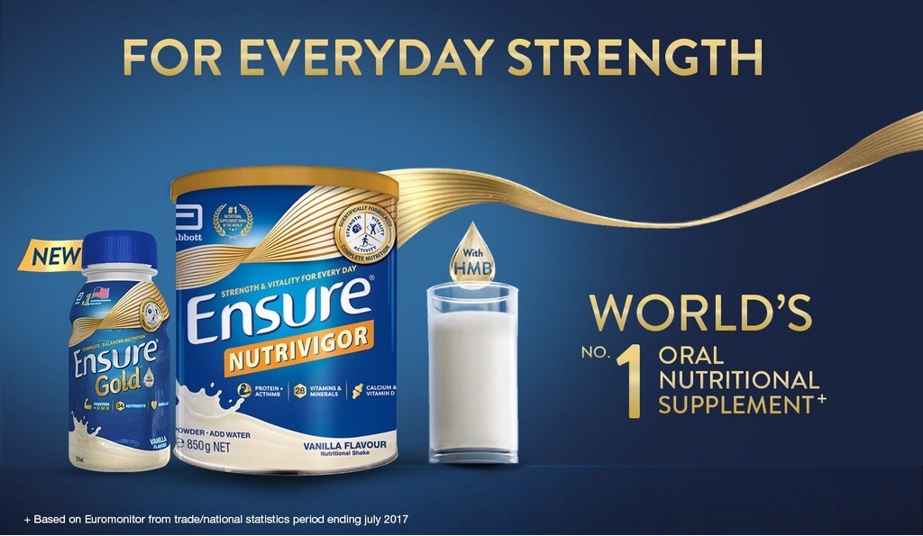 [Bundle of 2] Ensure Nutrivigor Powder Adult Nutrition - Vanilla 850g | Shopee Singapore