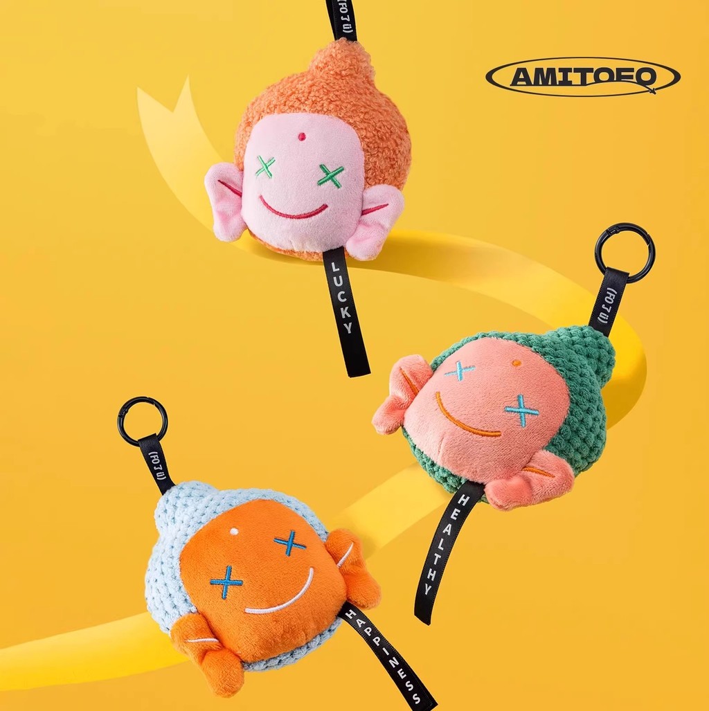 🇸🇬 Amitofo Fo了U GoodLuck Buddha Plush Pendant Put Flat Mentality Buddha ...