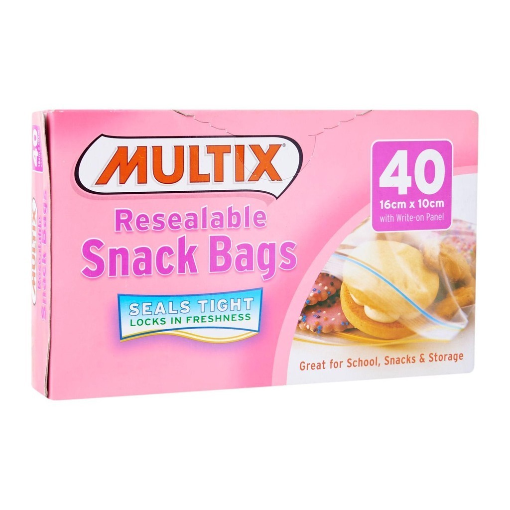 Multix Quick Seal Resealable Snack Bag (40pcs) | Shopee Singapore