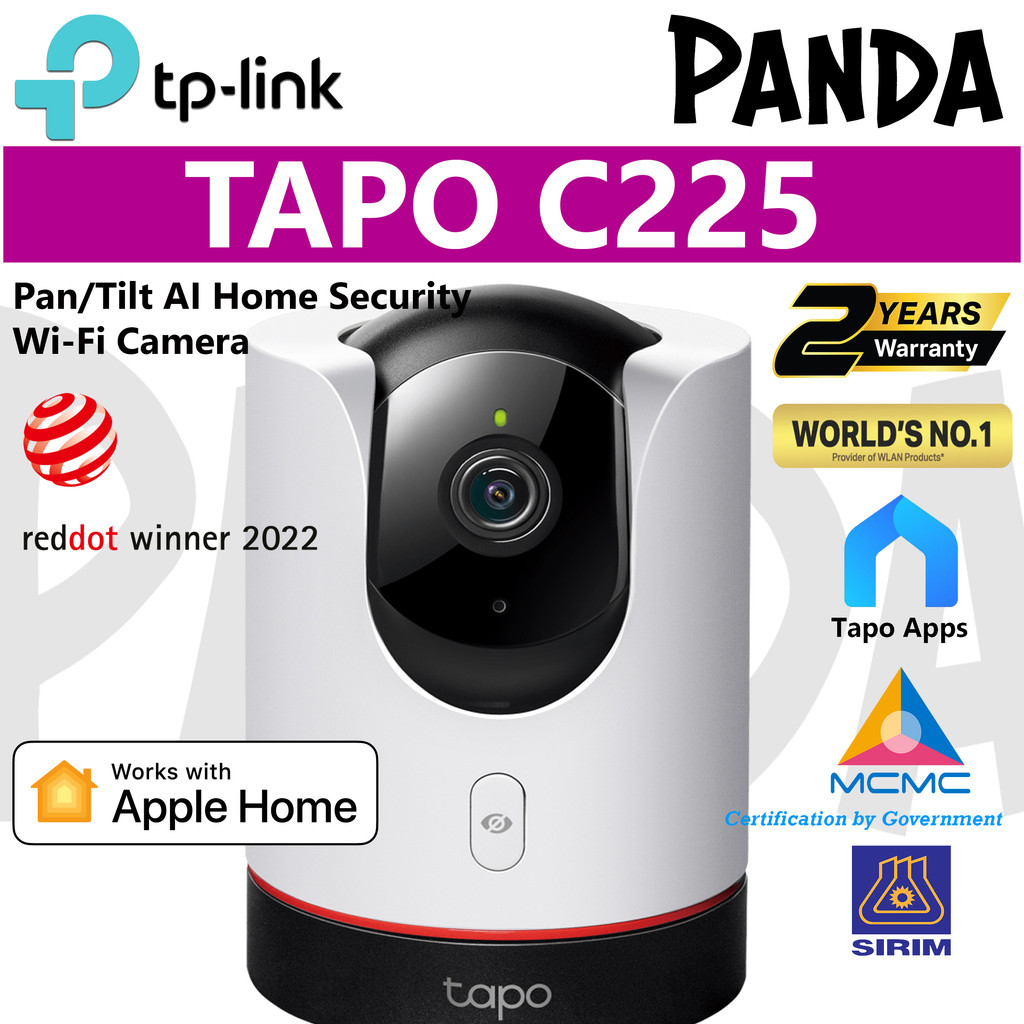 TP-Link Tapo C225, 4MP, 2K QHD, Pan/Tilt AI Home Security Wi-Fi Camera | Shopee Singapore