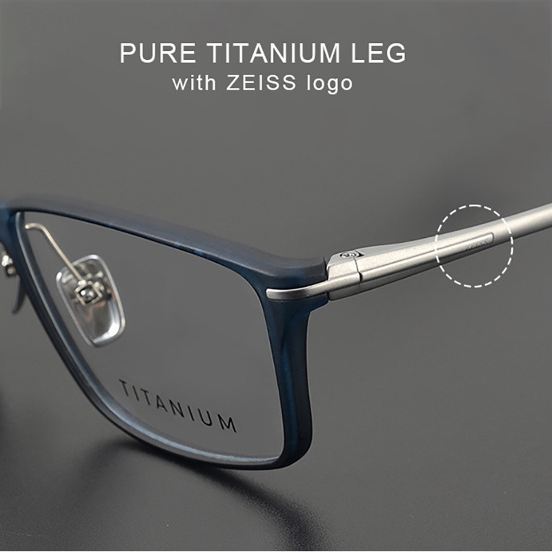 Carl ZEISS ZS75008 Spectacle Frame Pure Titanium Leg Super Light ...