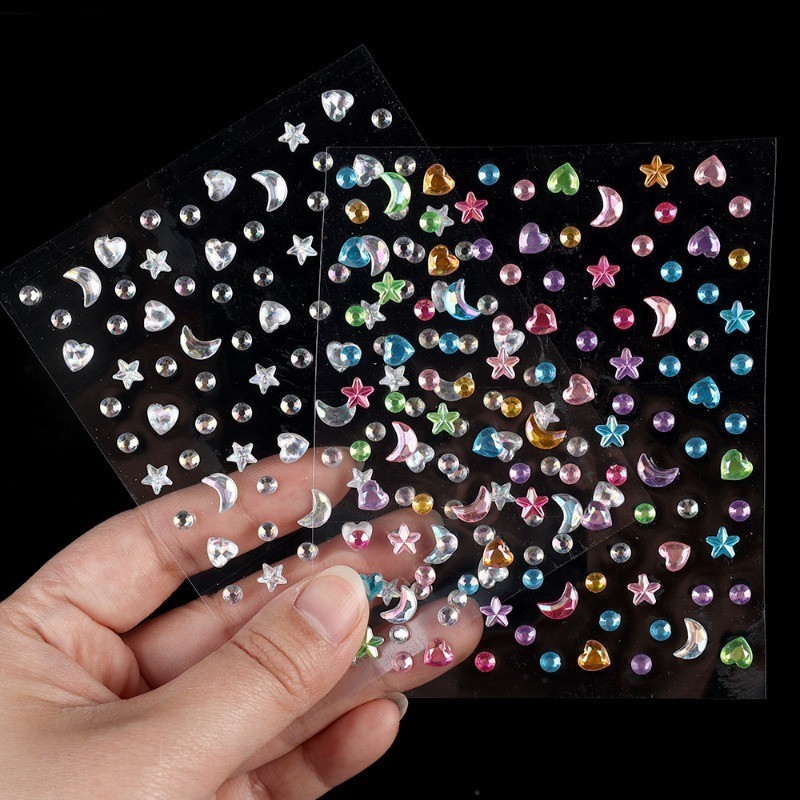 Temporary Gem Jewelry Tattoo - Festival Party Makeup Supplies ...