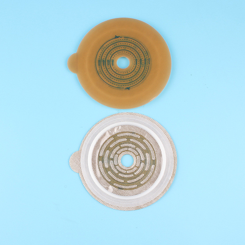2-Piece Ostomy Bag Chassis with Flat Rubber Disc Ideal for Colostomy ...