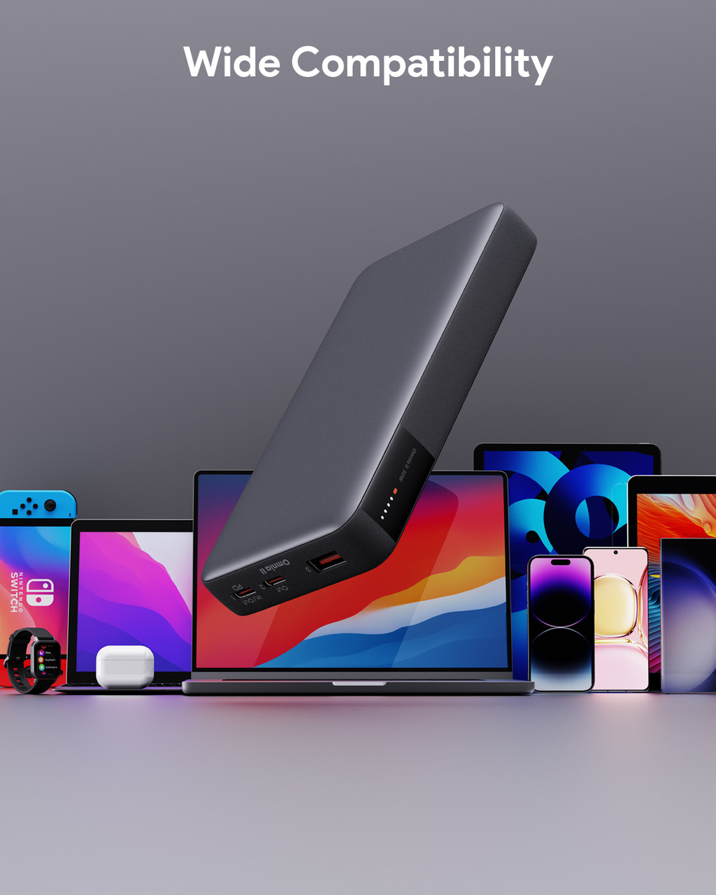 AUKEY PB-Y42 Sprint X 30W PD 20000mAh Portable Power Bank for Mobile ...