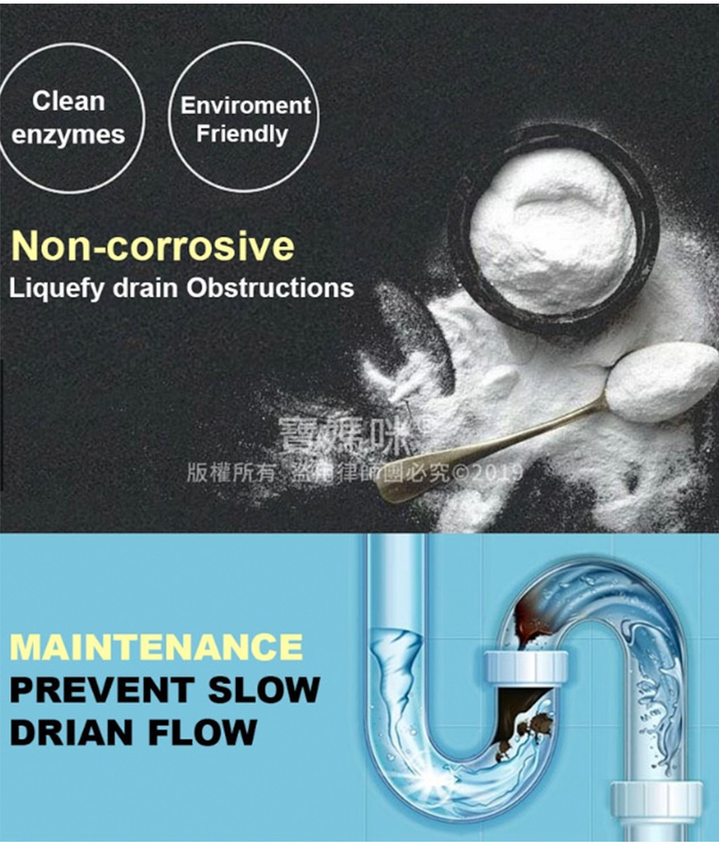 🔥Japan Powerful 🔥99.9% Anti-Bacterial / Sink Drain Cleaner Bathroom ...