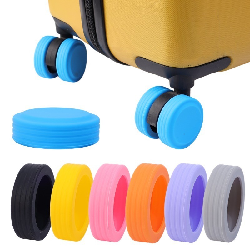 Luggage Wheels Protector -Silicone -Silent ,Flexible Cutting -Suitcase ...