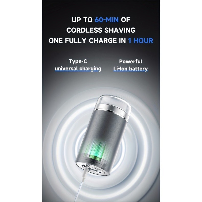 【12 Month Warranty】Enchen Electric Shaver Z3 Stainless Steel With ...