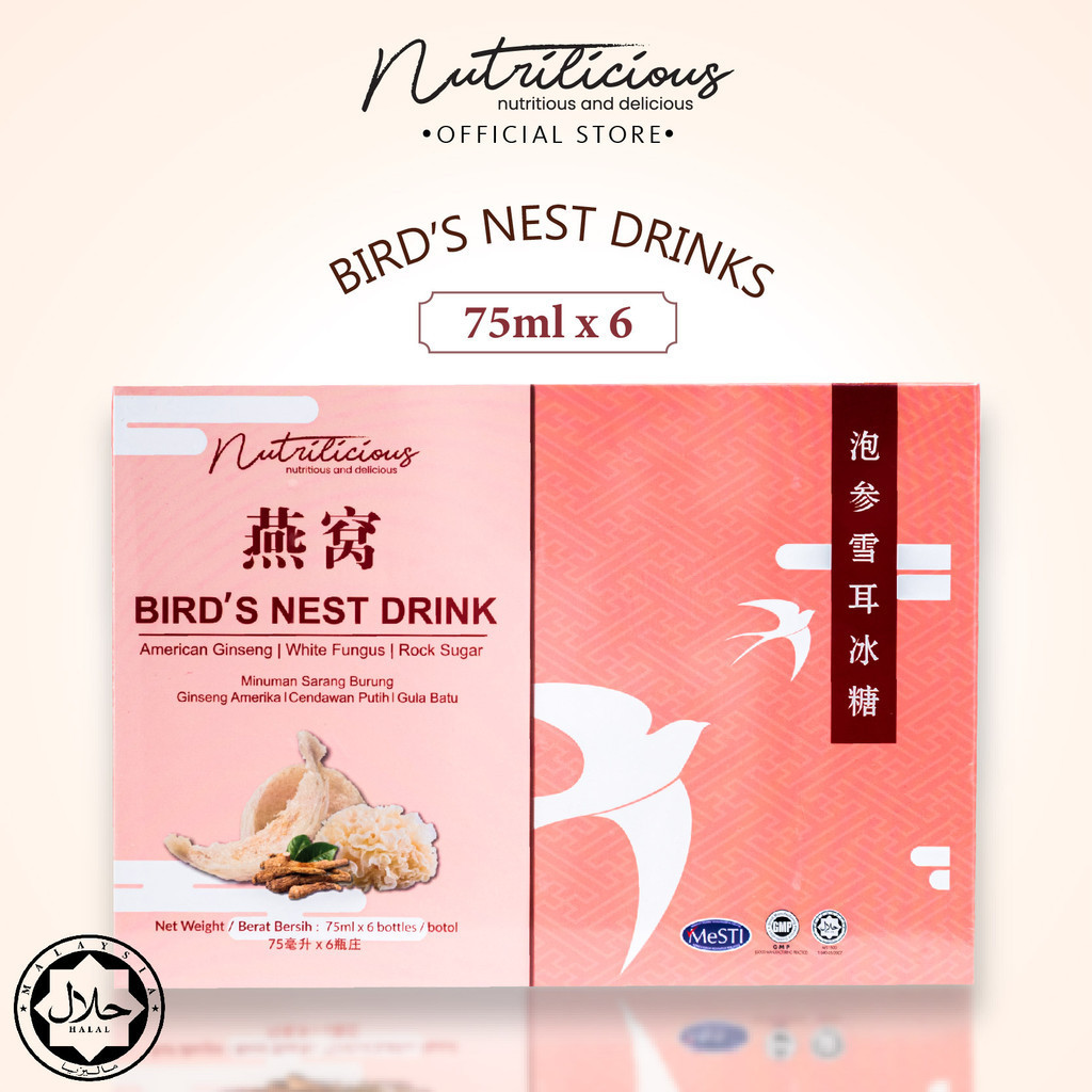 NUTRILICIOUS Bird Nest Drink with Ginseng, White Fungus & Rock Sugar ... NUTRILICIOUS Bird Nest Drink with Ginseng, White Fungus & Rock Sugar ...