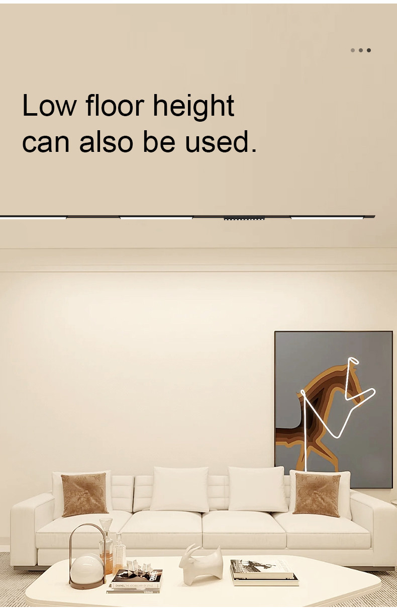 48v Magnet 6mm Ultra Thin Led Ceiling Lights Surface Mounted Magnetic ...