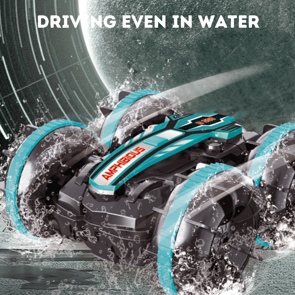 Kid's Remote Control Amphibious Stunt Remote Control Car Toy | Shopee ...