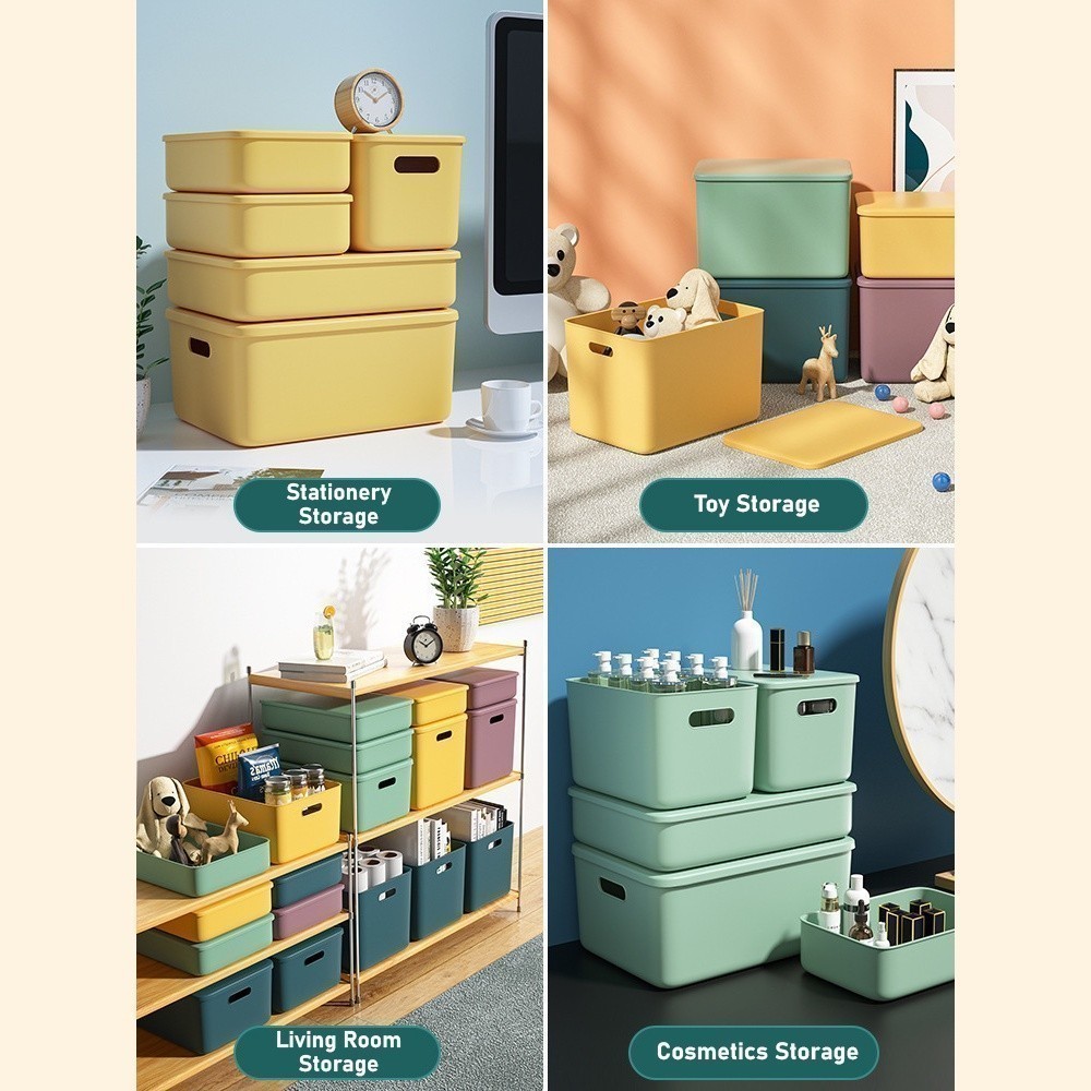 🇸🇬Koala Home🔥Stackable Storage Box with lid/Large Storage Boxes/Cabinet ...