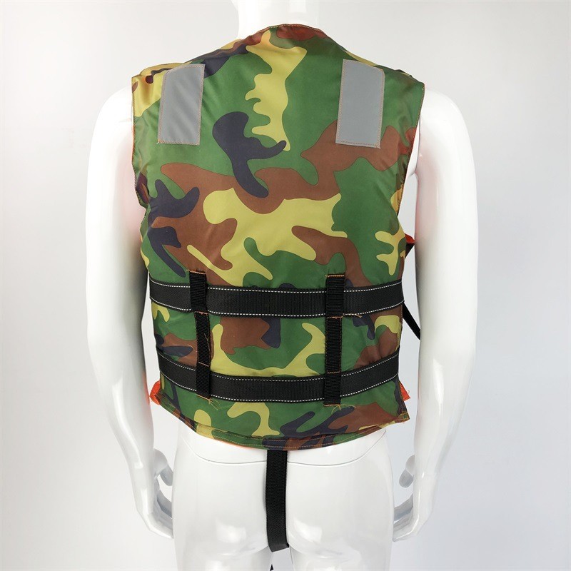 Two-sided Wear Adult Camouflage Life Jacket Swimming Rafting Anti- Life ...