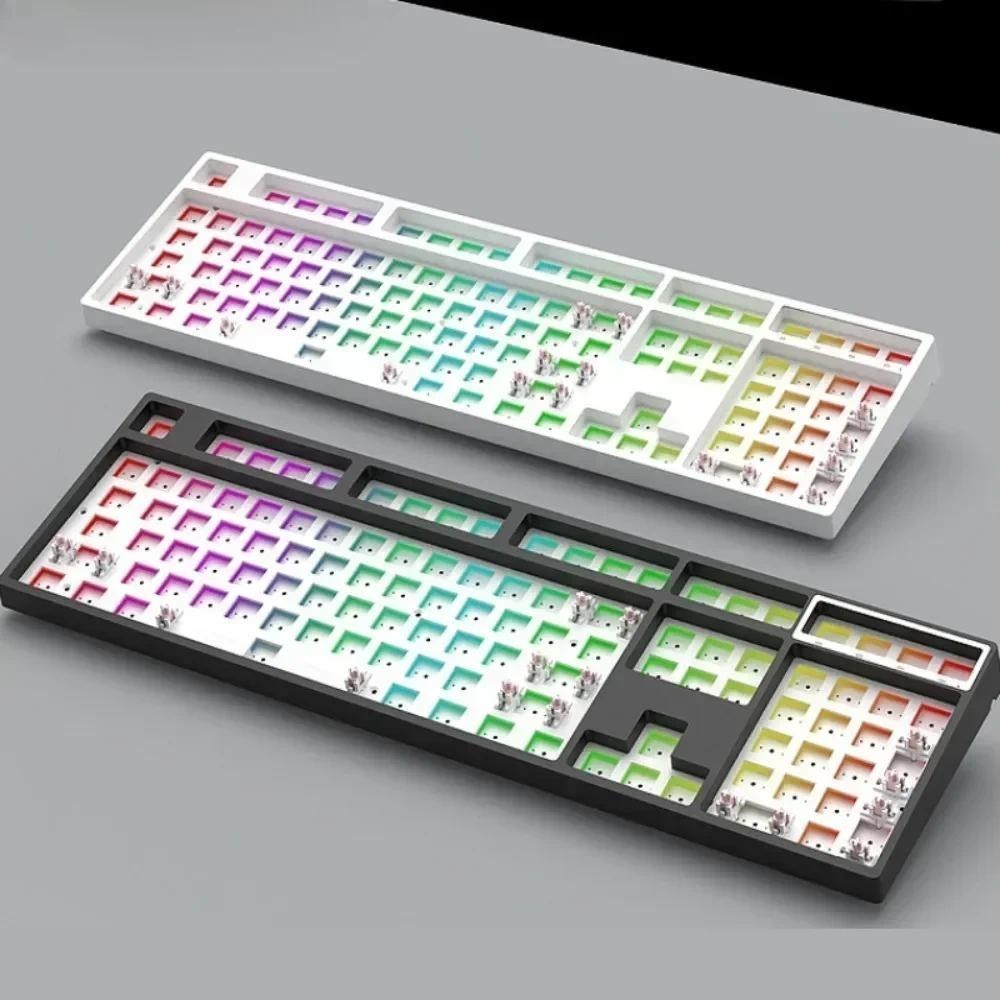 Mathew Tech YG108 Mechanical Keyboard 108 Keys 3 Mode Wired/Wireless ...