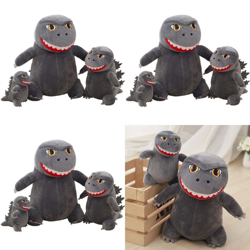 Toy Godzilla Plush Cute Soft Monster Doll Film Figure Stuffed Dinosaurs ...