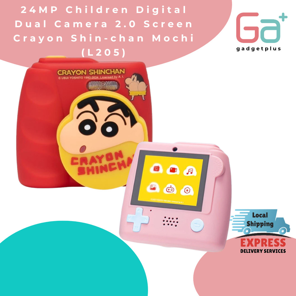 Crayon Shin-Chan Children's Camera Front Rear Dual Photograph4800W High ...