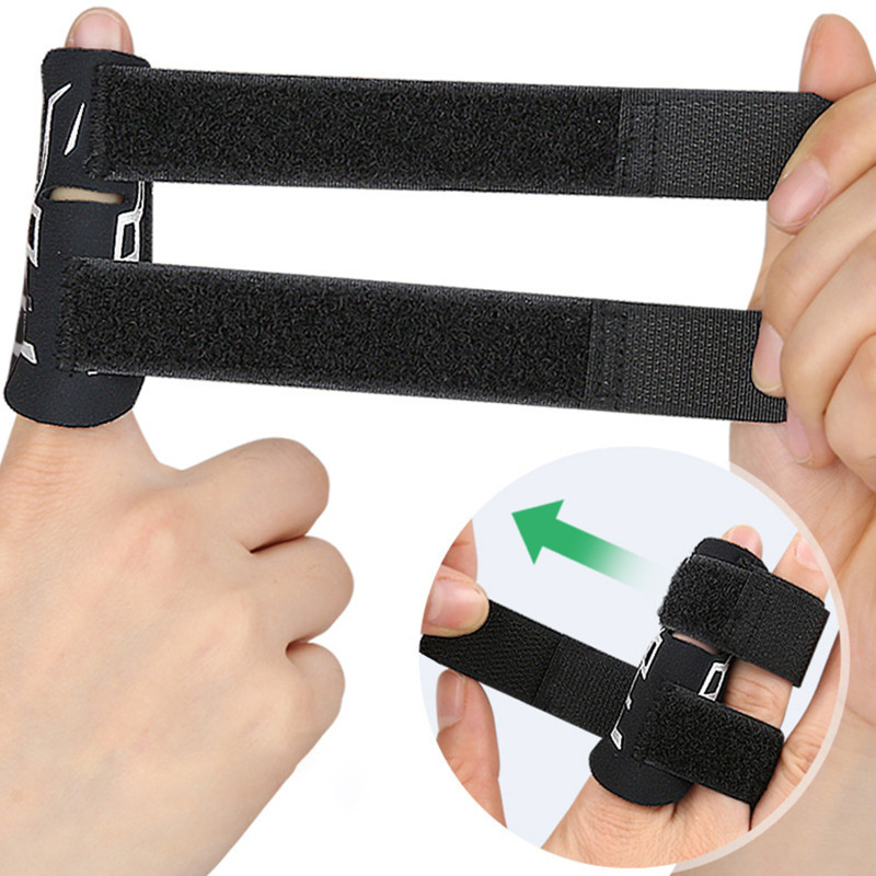 1pcs Finger Splint Adjustable Finger Support Brace Sleeve Protector ...